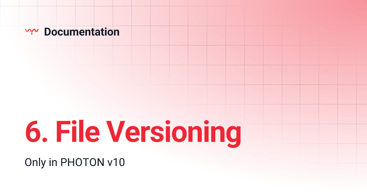 6. File Versioning | Documentation